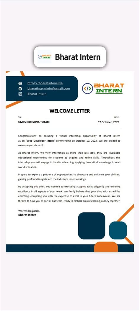 Umesh Krishna Tutari On Linkedin Bharatintern