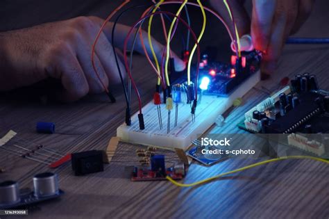 An Engineer Working On Opensource Hardware And Software Project