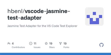 Github Hbenlvscode Jasmine Test Adapter Jasmine Test Adapter For The Vs Code Test Explorer