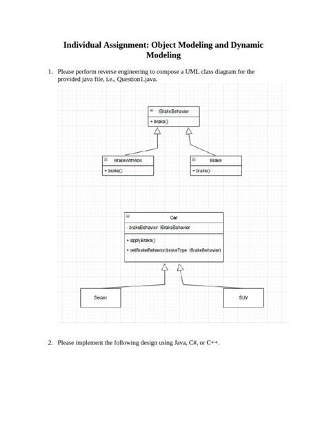 Uml Class And Sequence Diagrams Assignment Pdf Computer Engineering