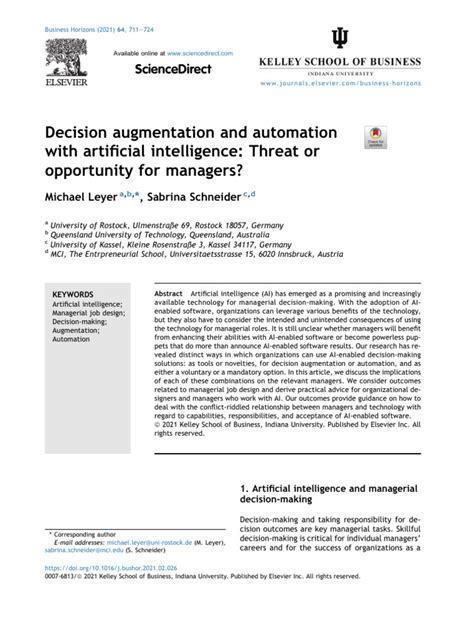 02 Decision Augmentation And Automation With Ai Pdf Artificial Intelligence Intelligence