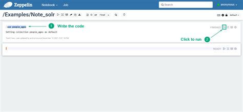 How To Create Solr Notes In Zeppelin Adh Arenadata Docs