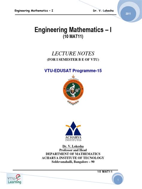 Engineering Mathematics I Engineering Ma Download Free Pdf Functions And Mappings