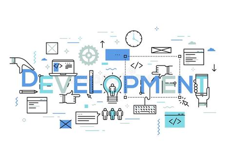 Front End Software Development Programming Code Vector Illustration