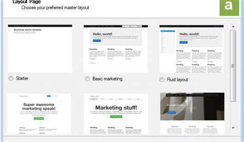 Asp Net Mvc Design Templates Asp Net Mvc Twitter Bootstrap Project