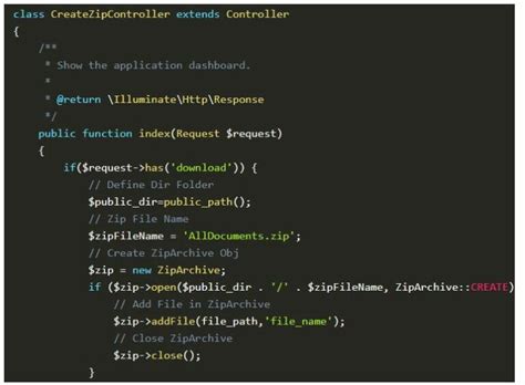 Laravel Ziparchive How To Create And Add More File In Laravel Ziparchive