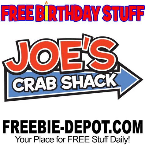 Free Birthday Stuff Joes Crab Shack Freebie Depot