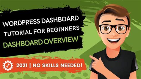 wordpress dashboard tutorial for beginners 2021 danbihost