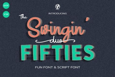 Swingin Fifties Duo Font Free Font