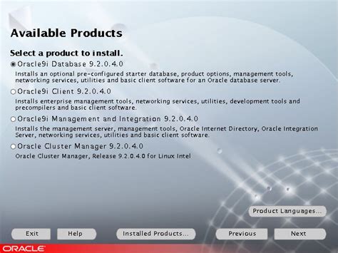 Oracle Base Oracle9i 92040 Installation On Red Hat Enterprise