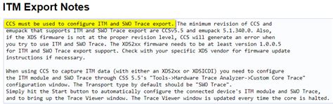 msp432p401r how to output trace to swo without ccs msp low power