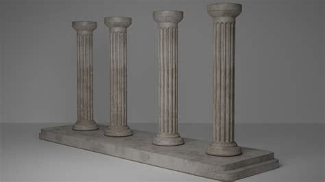 Free Column 3d Model Turbosquid 2293391