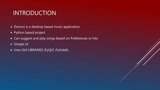 Music Recommendation System Based On Python PPTX Computer Software And Applications Computing