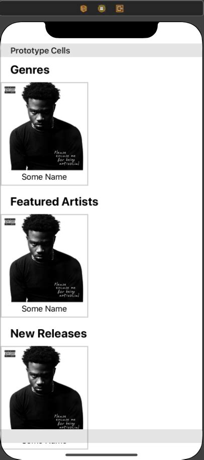 Ios Tableview With Prototype Cells That Contain Collectionview Not