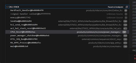 Stm32wb10 Cpu2 Not Responding When Exiting Standby Stmicroelectronics Community