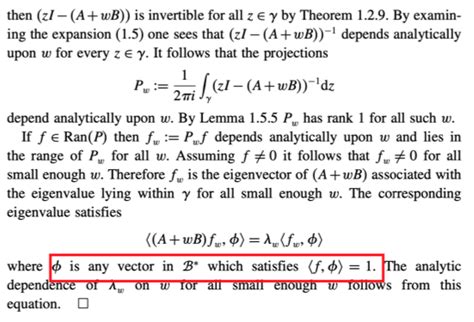 Functional Analysis Theorem Rellich Perturbation Theory