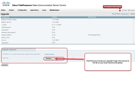 Install A VCS Release Key Via The Web Interface And CLI Configuration Example Cisco