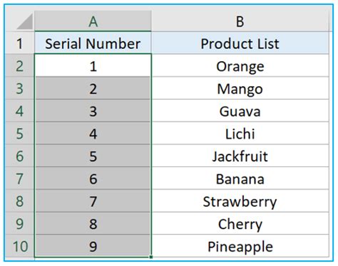 How To Fill Automatically Sequential Data In Excel