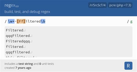 Regex101 Build Test And Debug Regex
