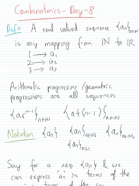 Combinatorics Session 8 Pdf