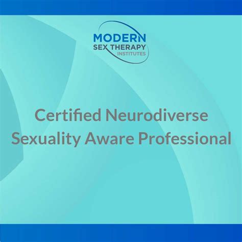 Sex Therapy Certification Modern Sex Therapy Institutes