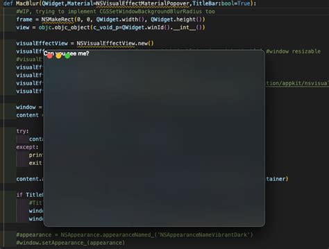 PyQt实现跨平台毛玻璃背景 全网首发 TimTu 博客园 PyQt实现跨平台毛玻璃背景 全网首发 TimTu 博客园
