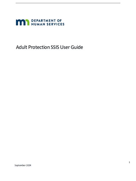 Fillable Online Adult Protection Ssis User Guide Fax Email Print