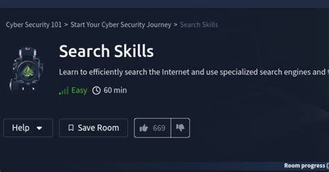 Tryhackme Search Skills