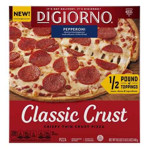 Digiorno Frozen Pizza Pepperoni Classic Crust Pizza With Marinara