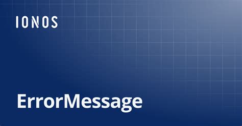 Errormessage Nodejs Sdk