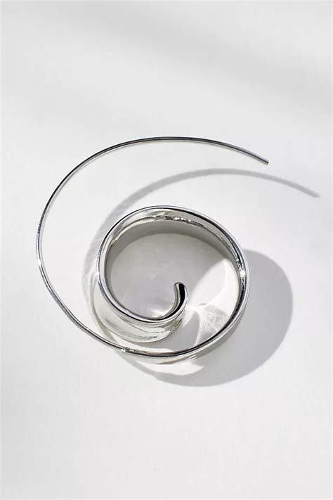 Thick Spiral Threader Earrings Anthropologie