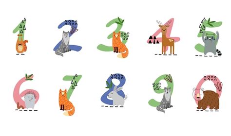 Premium Vector Vector Numbers