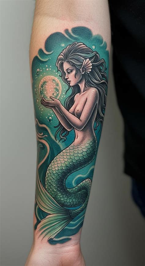 20 Stunning Mermaid Tattoo Ideas To Make Waves This Summer