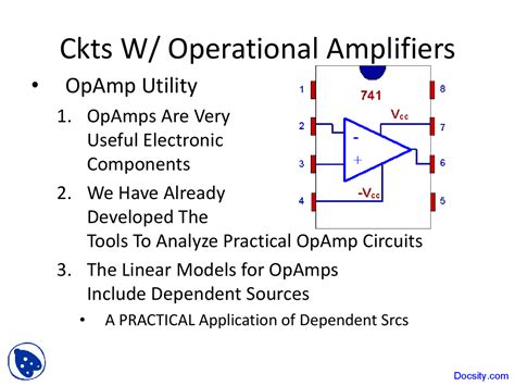 Operational Amplifiers Engineering Circuit Analysis Lecture Slides