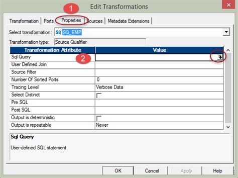 Source Qualifier Transformation In Informatica With Example