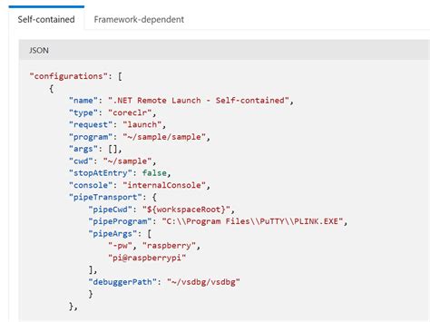 Azure Debug Net Apps On Raspberry Pi Dotnet Has Exited With Code 0
