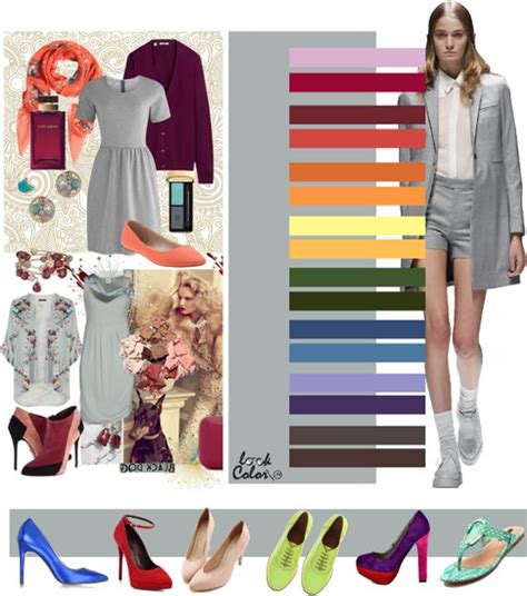 Какие цвета сочетаются с серым Серый цвет в одежде Одежда Наряды Мода в ярких тонах