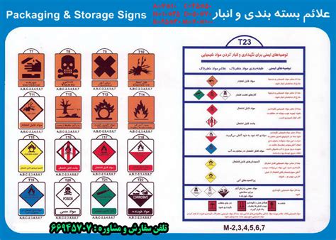 برچسب ایمنی ـ علائم بسته بندی و انبار