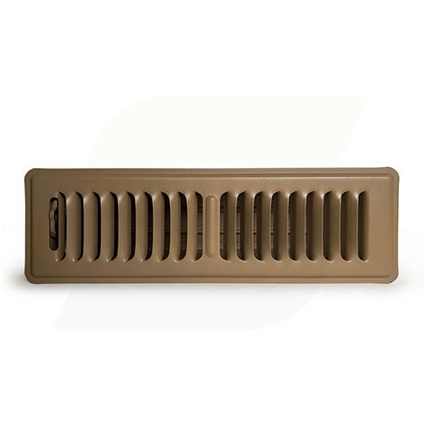 350 Series 2 1 4 X 10 Heavy Gauge Stamped Deluxe Floor Register In