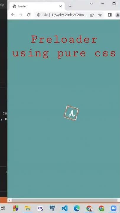 Preloader For Website Source Code In Description Shorts Programming Cssanimation Youtube