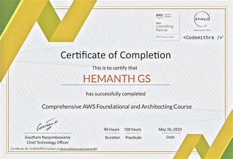 Hemanth Gs On Linkedin Aws Solutions Architect And Cloud Practitoner
