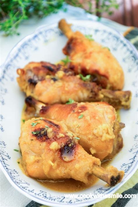 пилешки бутчета с мед и горчица на фурна Food Recipes Chicken