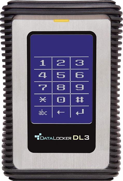 Data Locker Dl3 1tb External Hard Drive 1000 Gb 3 0 3 1 Gen 1 Black Silver Uk