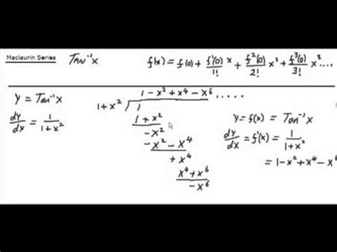 LC Maths Hons Maclaurin Series Tan Inverse Part1 YouTube