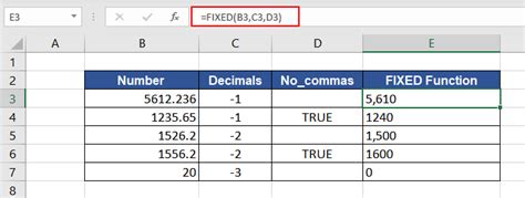 Excel Fixed Function How To Use