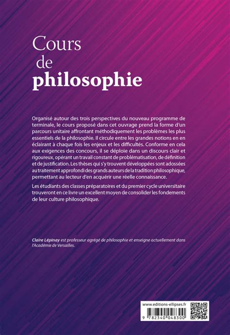 Cours De Philosophie Trois Perspectives Cpge Université Concours