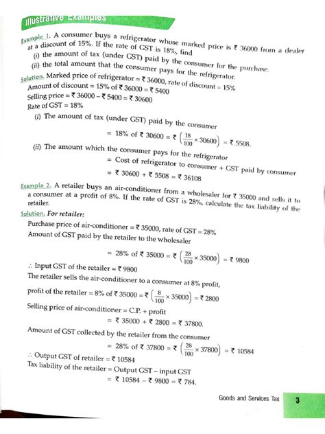 Gst Examples Class 10 Icse Important Questions Pdf