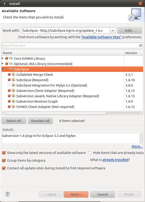 Subversion And Subclipse