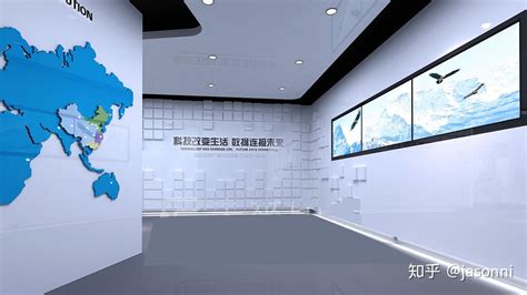 长沙大数据展厅设计 华成峰企业展厅设计效果图及完工图分享 知乎