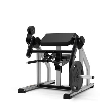 Exigo Seated Bicep Curl Commercial Plate Loaded Arm Curl Machine
